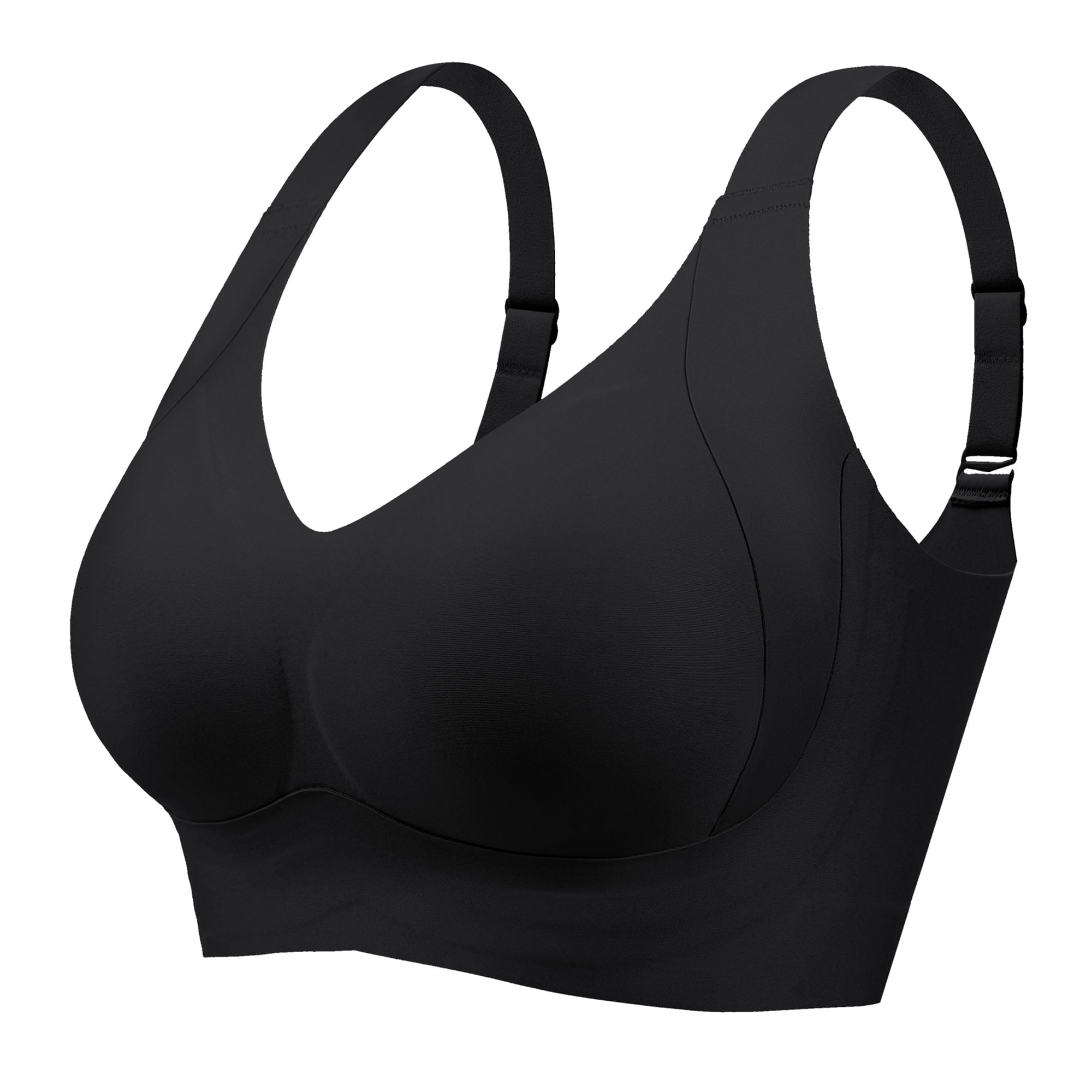 Daystry Plus Size Women's Full Coverage Soft Sleep Bras with Wide Back ...