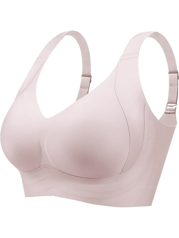 Huesdet Soft Sleep Wirefree Bras for Women Full Coverage No Underwire Everyday Bras Comfortable ...