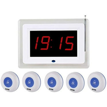 KFFKFF Diner Paging System, 400m Wireless Distance Queue Alert, Patron ...