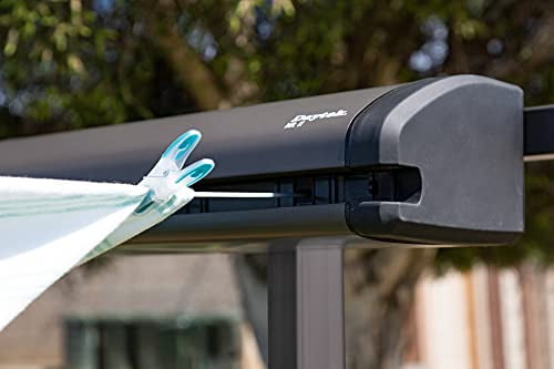 Daytek Mk2 4-Line Retractable Clothesline, 92 Feet Drying Space ...