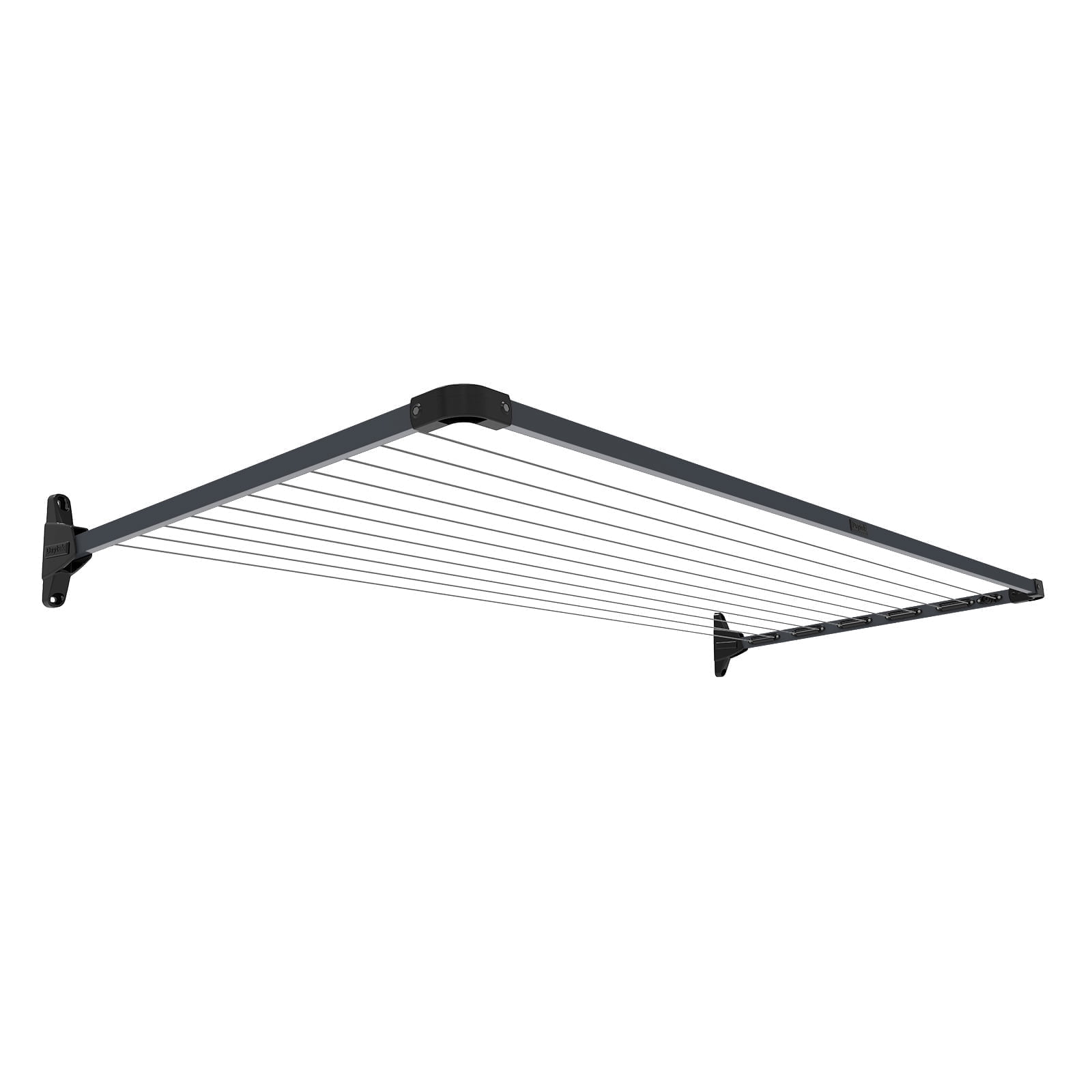 Daytek Mk2 Fold Down Clothesline - Single, 73.5 Feet Drying Space ...