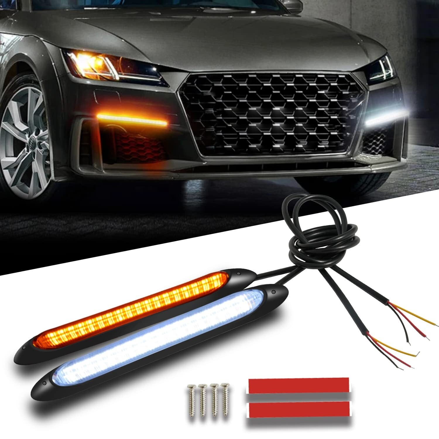 Daytime Running Light 6in Super Bright for Auto Car Motorcycle ...