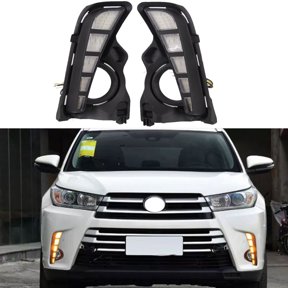 EPOTOOR 2 Pack Clear Lens Bumper Driving Fog Lights for Toyota ...