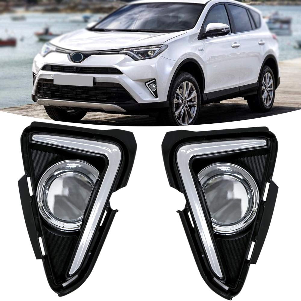 Daytime Running Lights For KEF16 Toyota RAV4 2016 2017 2018 Front Fog ...