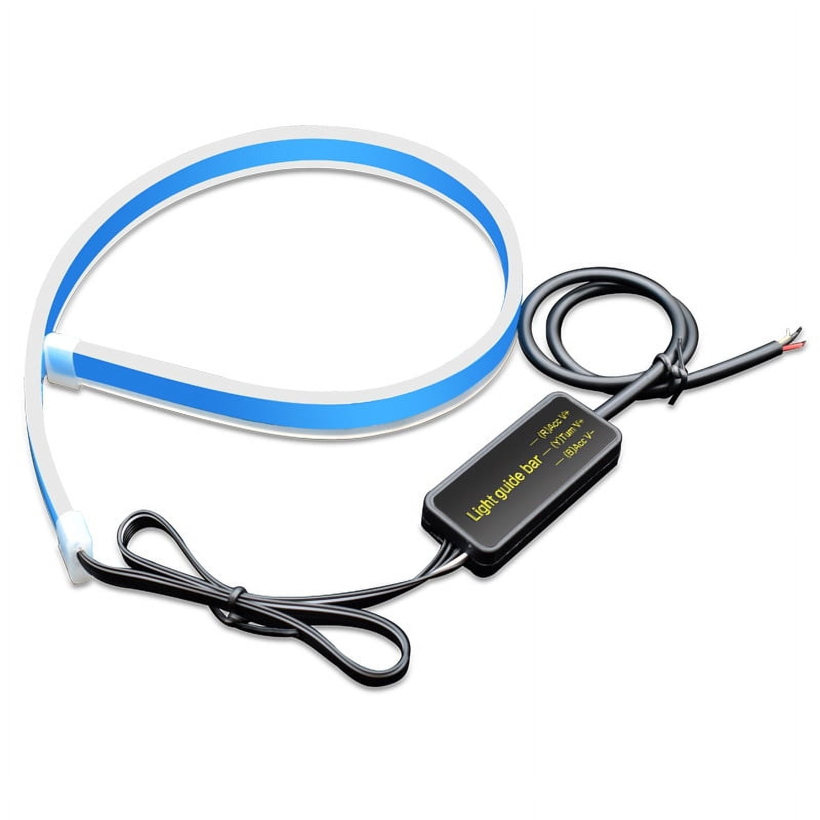 Daytime running lights ultra-thin light guide 45 60cm dual color LED ...