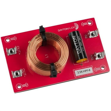 Dayton Audio 2k-LPF-4 Low Pass Speaker Crossover 2,000 Hz 12 dB/Octave ...