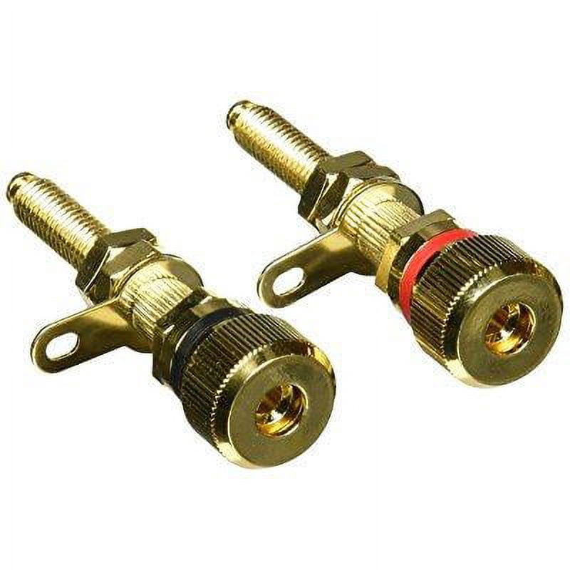 Dayton Audio BPA-38G HD Binding Post Banana Jack Pair Gold - Walmart.com