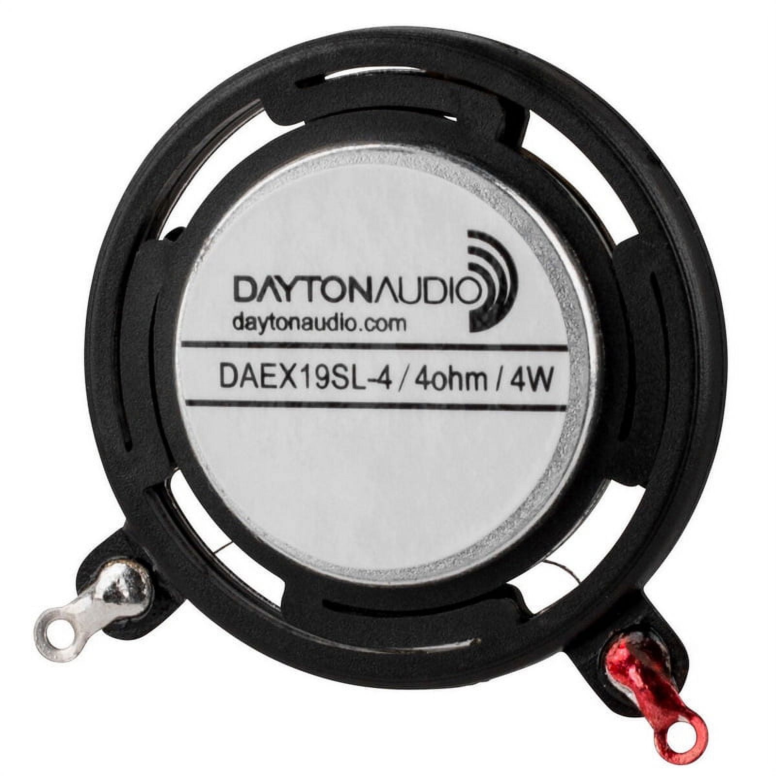 Dayton Audio DAEX19SL-4 Slimline Coin Type 19mm Exciter 4W 4 Ohm ...