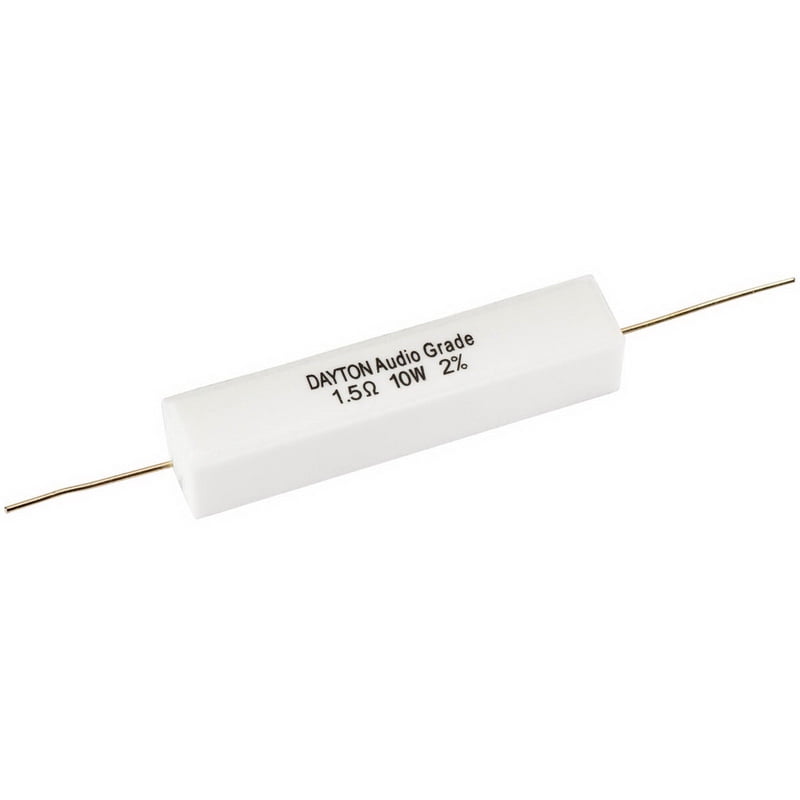 Dayton Audio DNR-1.5 1.5 Ohm 10W Precision Audio Grade Resistor ...