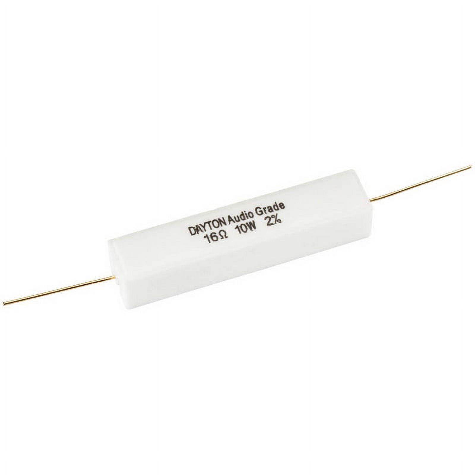 Dayton Audio DNR-16 16 Ohm 10W Precision Audio Grade Resistor - Walmart ...