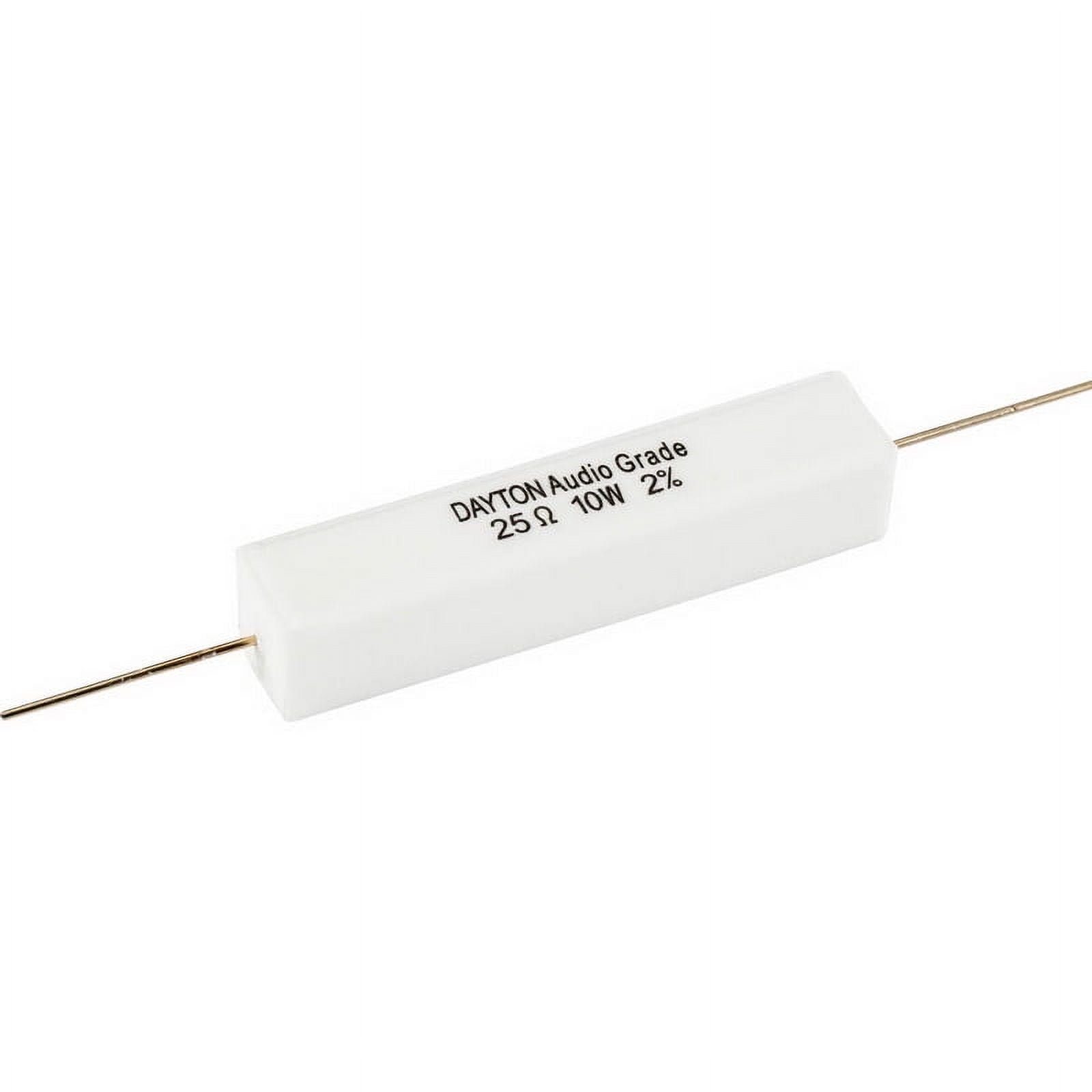 Dayton Audio DNR-25 25 Ohm 10W Precision Audio Grade Resistor - Walmart ...