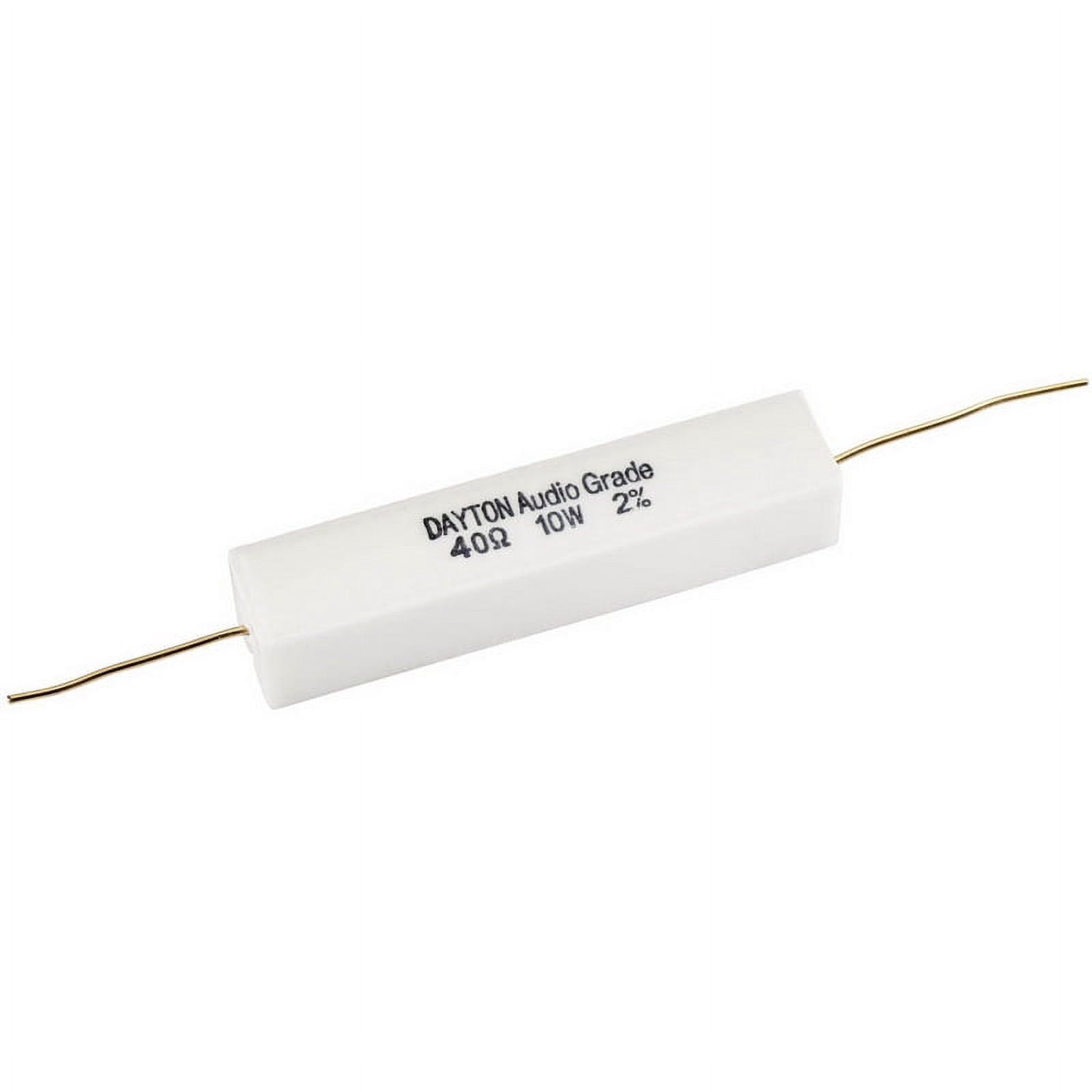 Dayton Audio DNR-40 40 Ohm 10W Precision Audio Grade Resistor - Walmart.com