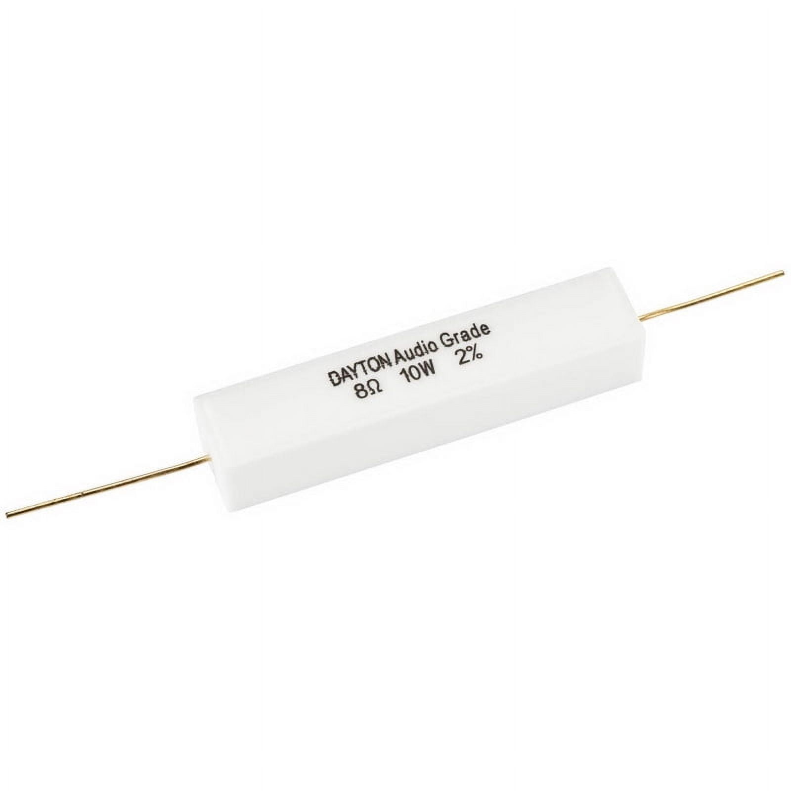 Dayton Audio DNR-8.0 8 Ohm 10W Precision Audio Grade Resistor - Walmart.com