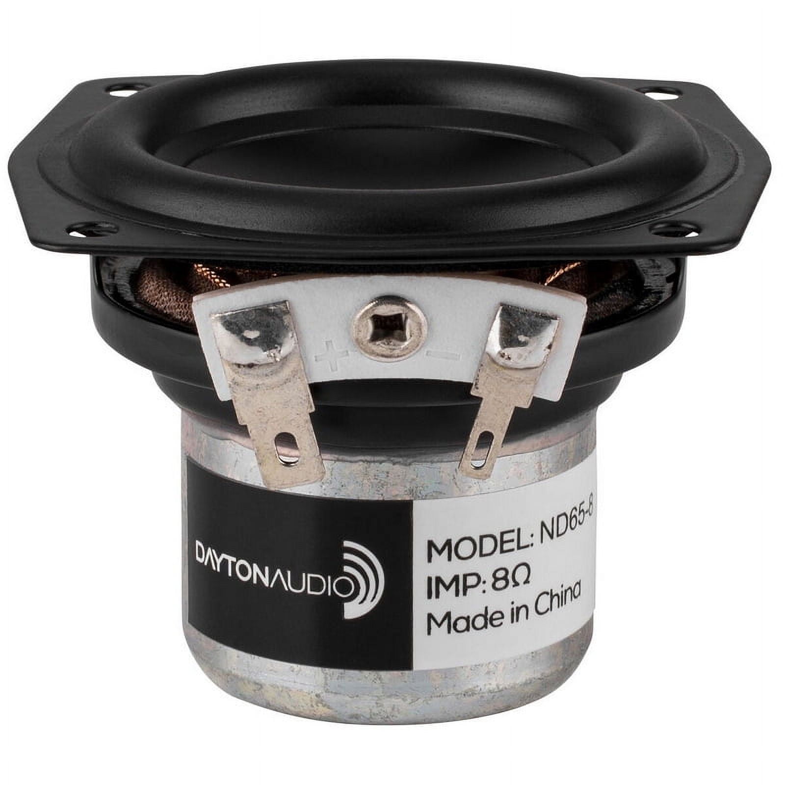 Dayton Audio ND65-8 2-1/2" Aluminum Cone Full-Range Neo Driver Car ...