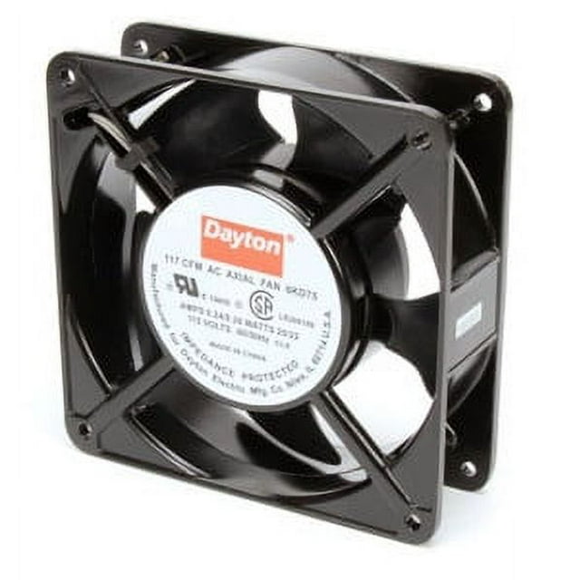 Dayton Axial Fan 115 Volts AC; 20 Watts; 117 CFM; Model 6KD75 - Walmart.com