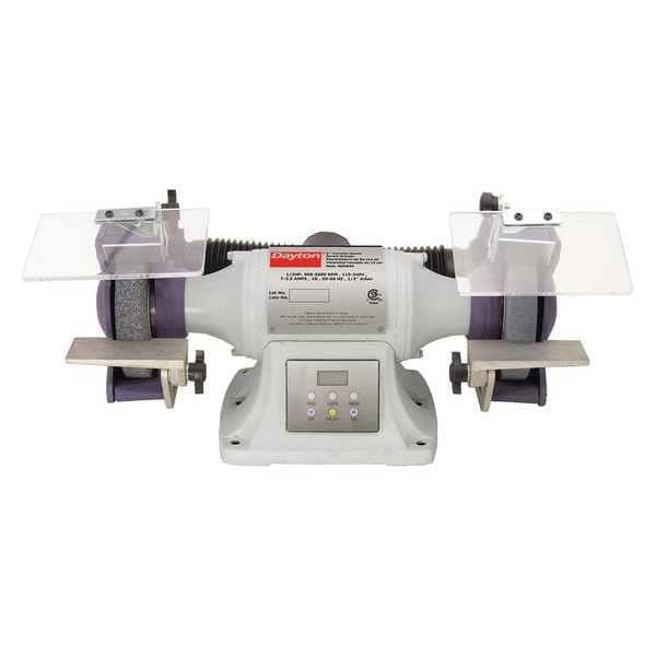 Dayton Bench Grinder,6",36/60 Grit,1/2HP 48WE49 - Walmart.com