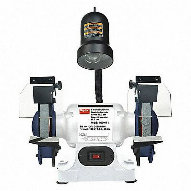 Dayton Bench Grinder,6",36/60 Grit,1/3HP 400H41 - Walmart.com