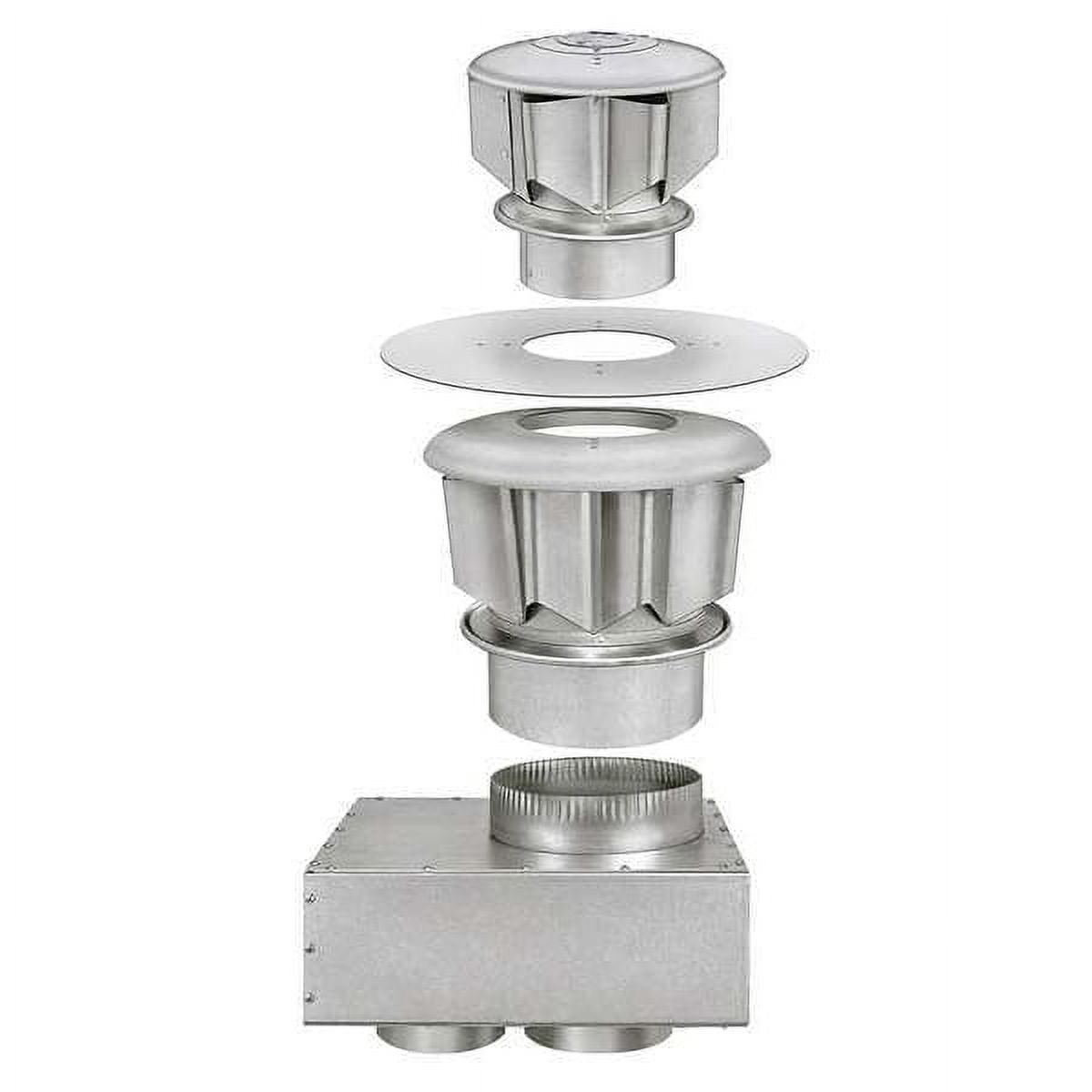 Dayton Combustion Air Inlet Vent Kit,Steel 32V266 - Walmart.com