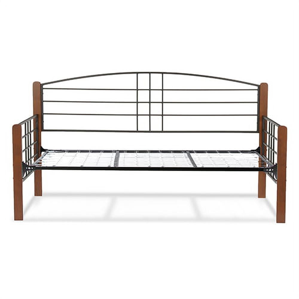 Dayton Complete Metal Daybed with Link Spring Support Frame and Arched ...
