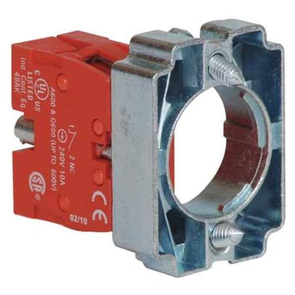 Dayton Contact Block, Red, 1NC, 22 mm 30G081 - Walmart.com