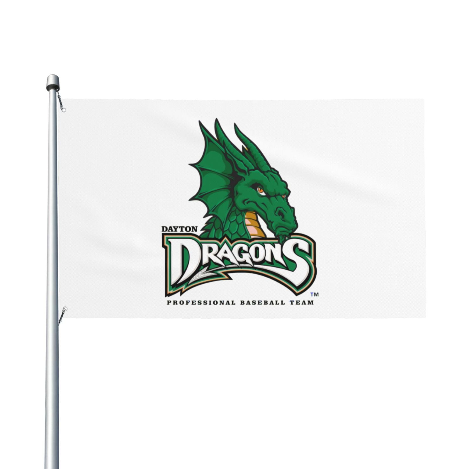 Dayton Dragons Flag 3x5 Outdoor ,Sewn Stripes, Stronger Brass Grommets ...