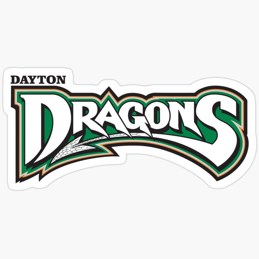 Dayton Dragons Sticker Phone Decal Water Bottle Stickers Car Decals ...