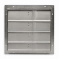 Dayton 14 in Backdraft Damper / Wall Shutter, 14-1/2 in x 14-1/2 in ...