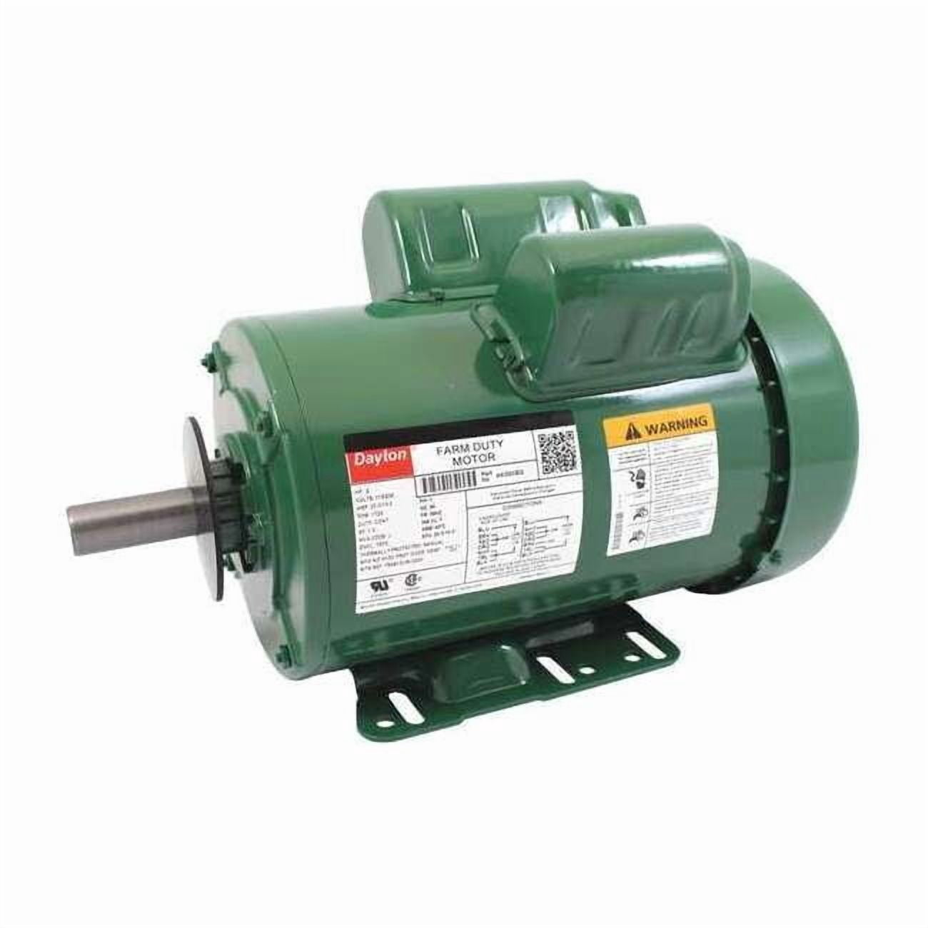 Dayton Farm Duty Mtr,Cap Start,TEFC,2HP,1725rpm 4K090 - Walmart ...