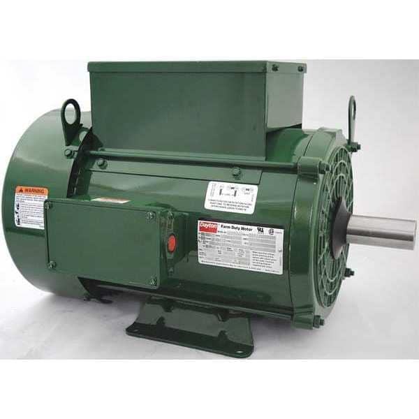 Dayton Farm Duty Mtr,Cap Start,TEFC,5HP,1730rpm 6K130 - Walmart.com