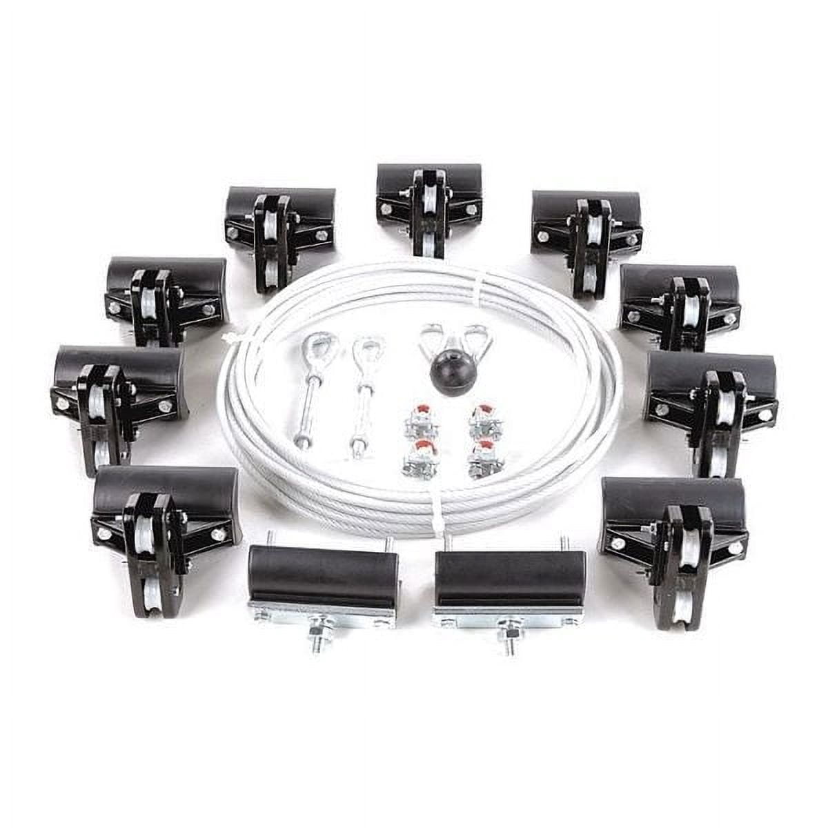 Dayton Festoon System Kit,1/4 In Rope,L 60 Ft 33N205 - Walmart.com