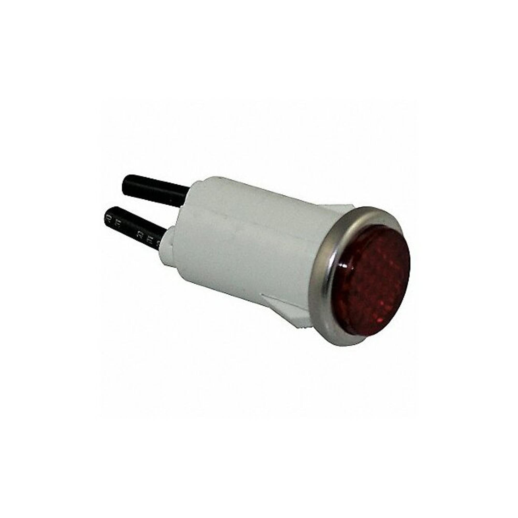 Dayton Flush Panel Light, Red, 120 V AC/DC 22NY49 - Walmart.com