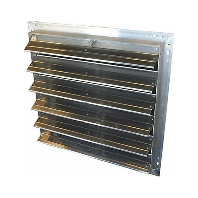 Dayton Intake Shutter,Vertical,Aluminum,36 in. SA36SW - Walmart ...