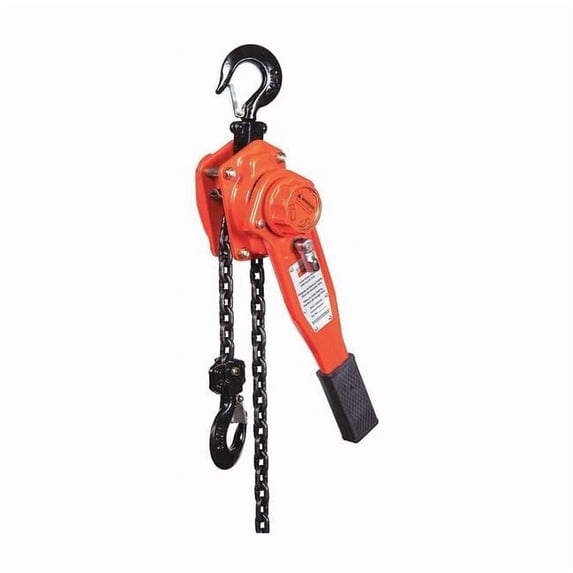 Lever Chain Hoist, 1,500 lb Load Capacity, 15 ft Hoist Lift, 29/32 in ...