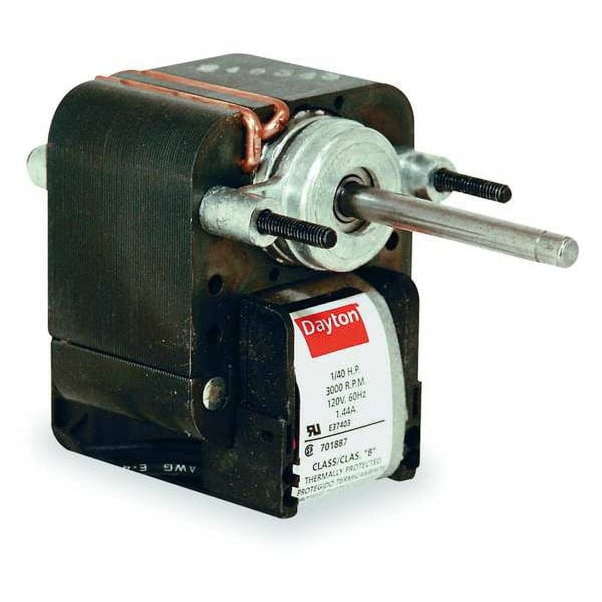 Dayton Motor,1/40 HP,3000 rpm,Non-Standard,115V 4M080E - Walmart.com