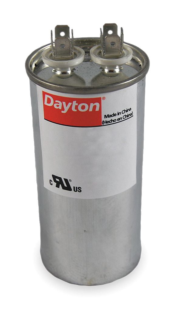 Dayton Motor Run Capacitor,40 MFD,370V,Round 2MEE2 - Walmart.com