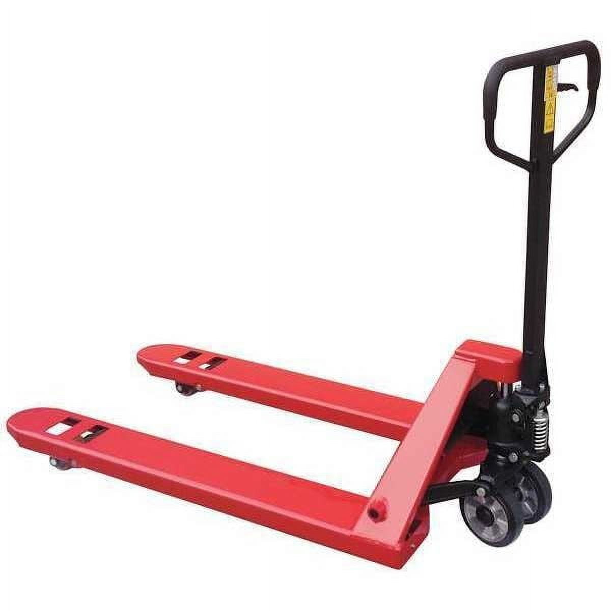Dayton Pallet Jack,5500 lb.,Quiet,Steel,Red 32HD11 - Walmart.com