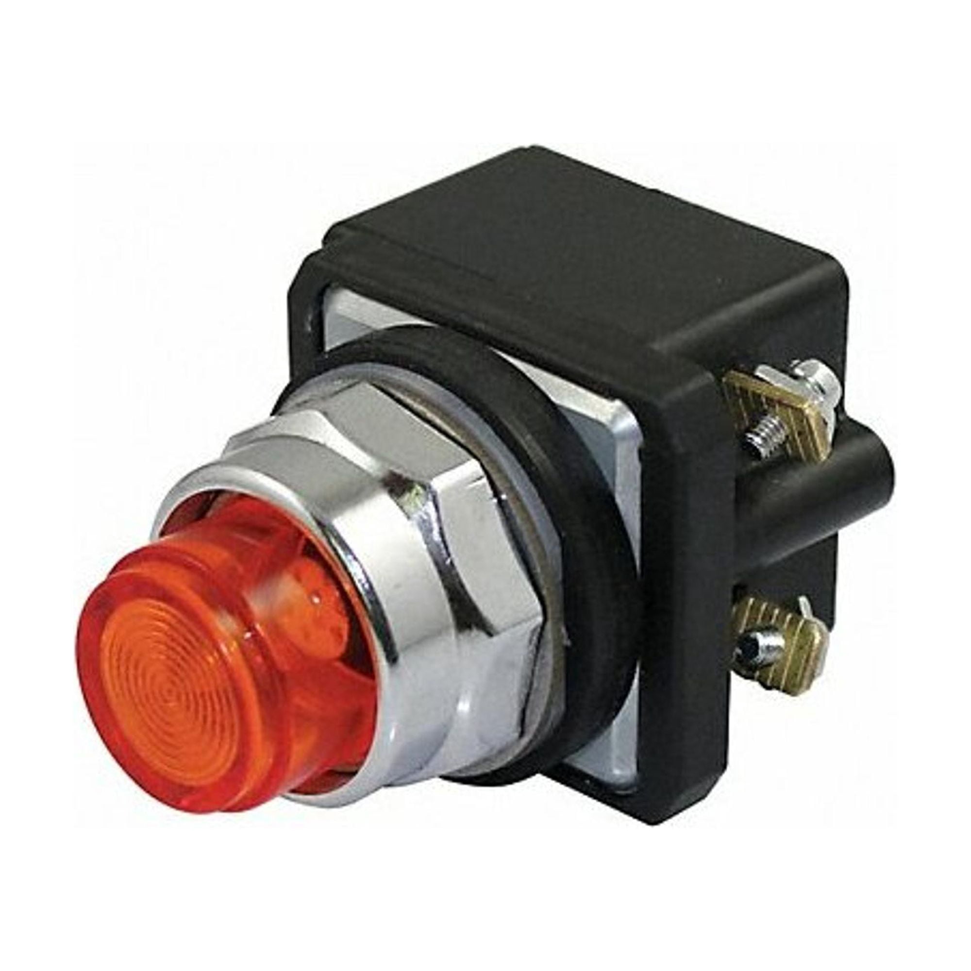 Dayton Pilot Light, LED, 120VAC/DC, 30mm, Chrome, RD 30G398 - Walmart.com