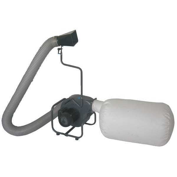 Dayton 3/4 HP Portable Woodworking Dust Collector, 115/230V Vacuum ...