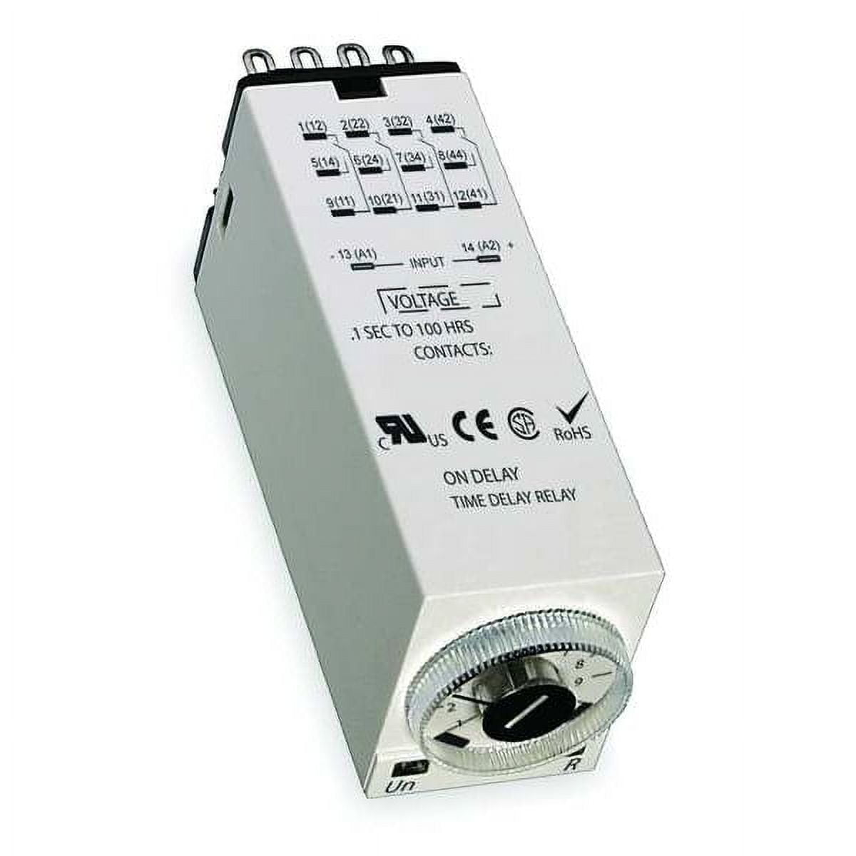 Dayton SinFunTimeDelayRelay, 24VDC, 8Pins 1EJL9 - Walmart.com