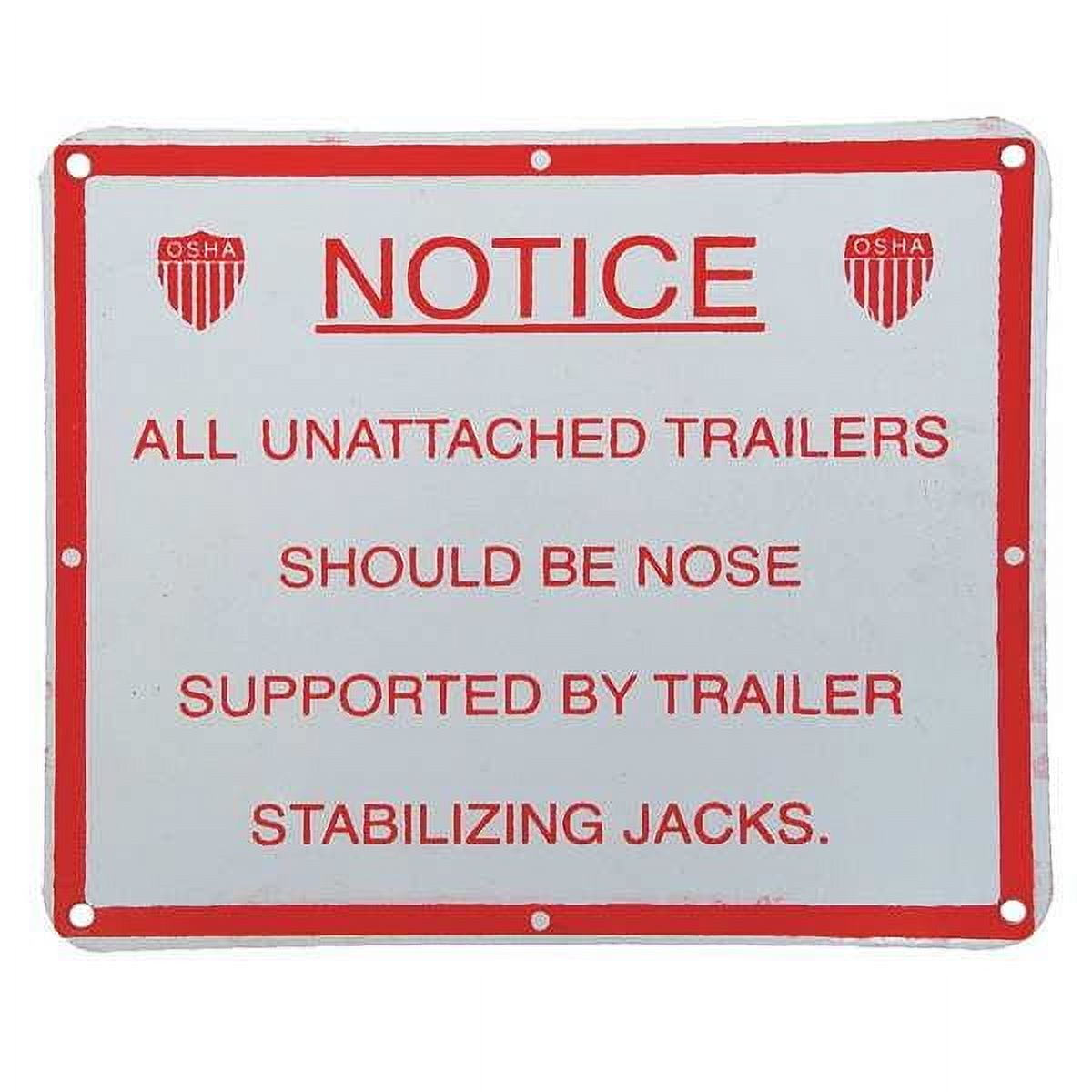 Dayton Stabilizing Jack Sign,Aluminum,9-7/8 In 26W611 - Walmart.com