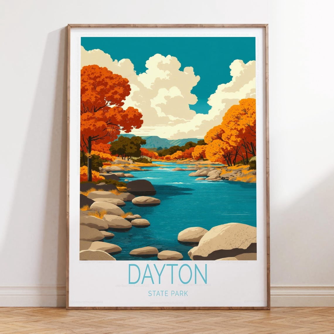 Dayton State Park Nevada Desert Nature Print, Stretched Canvas Size ...