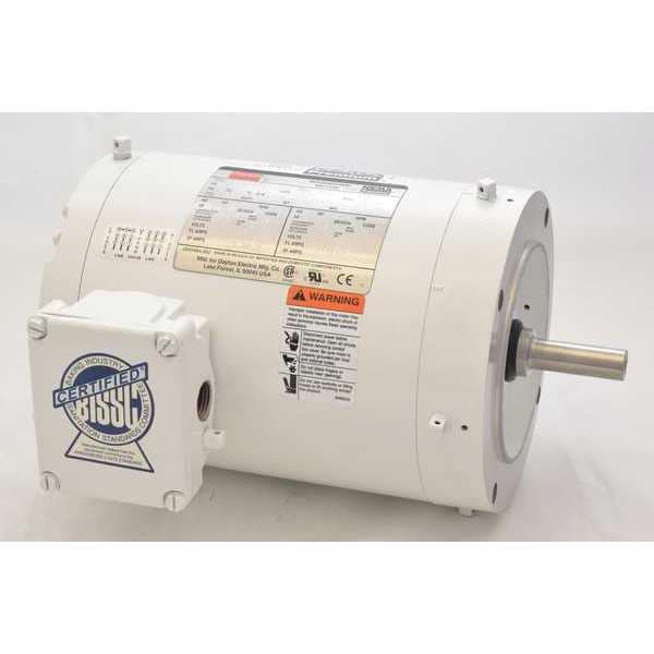 Dayton Washdown Motor,1/2 HP,1750,56C,230/460V 1TTB6BG - Walmart.com