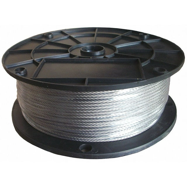 Dayton Wire Rope,250 ft L,1/8 in dia.,352 lb 33RG93 - Walmart.com