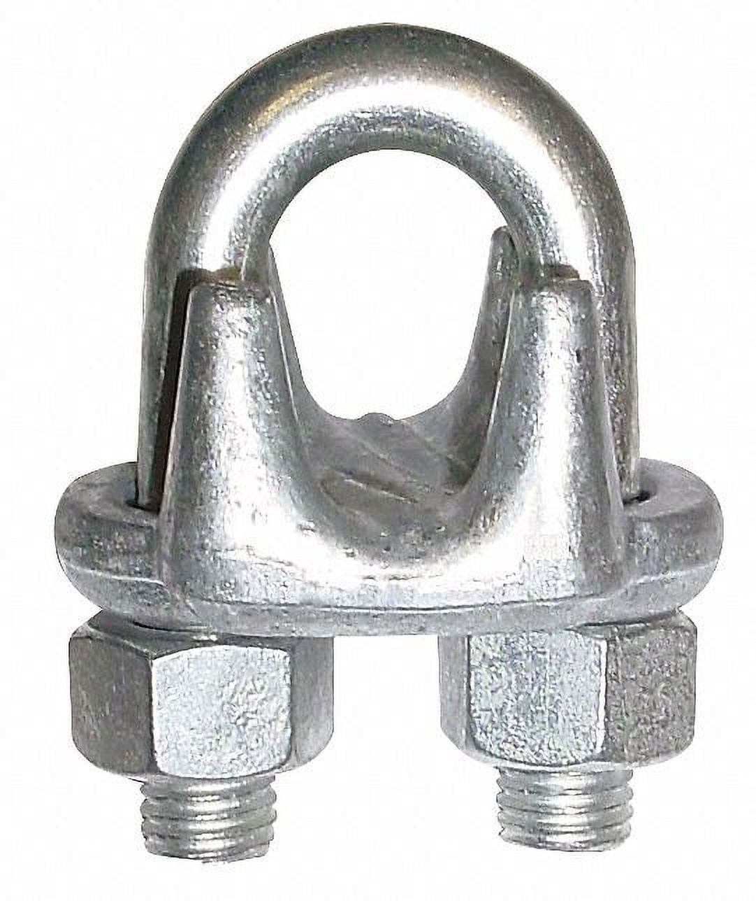 Dayton Wire Rope U-Bolt Clip,3/8 in Rope dia. 2VKJ4 - Walmart.com