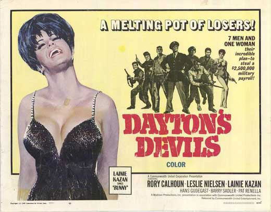 Dayton's Devils - movie POSTER (Style A) (11" x 14") (1968) - Walmart.com