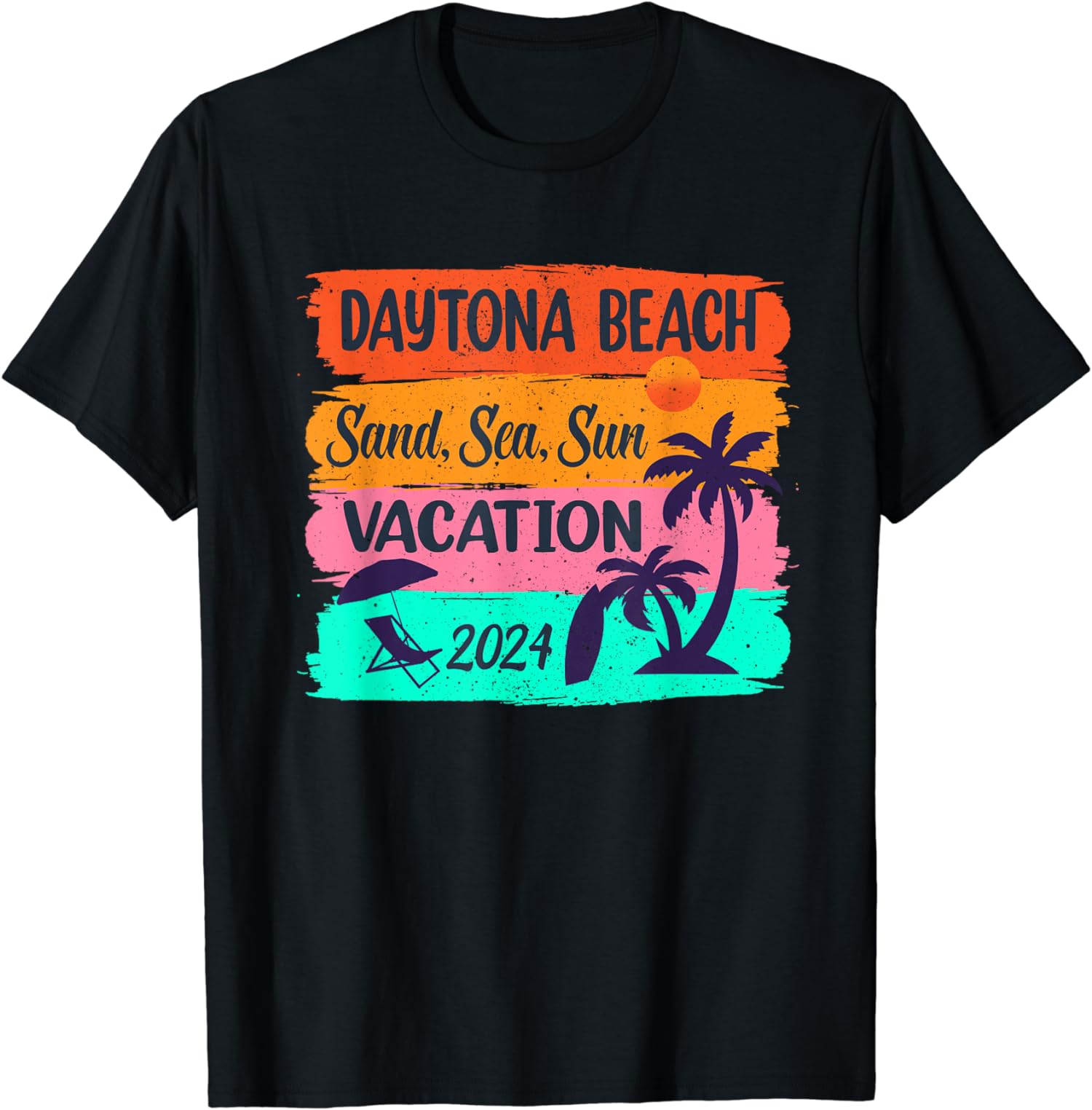 Daytona Beach 2024 Sand. Sea. Sun Vacation Matching Family T T-Shirt ...