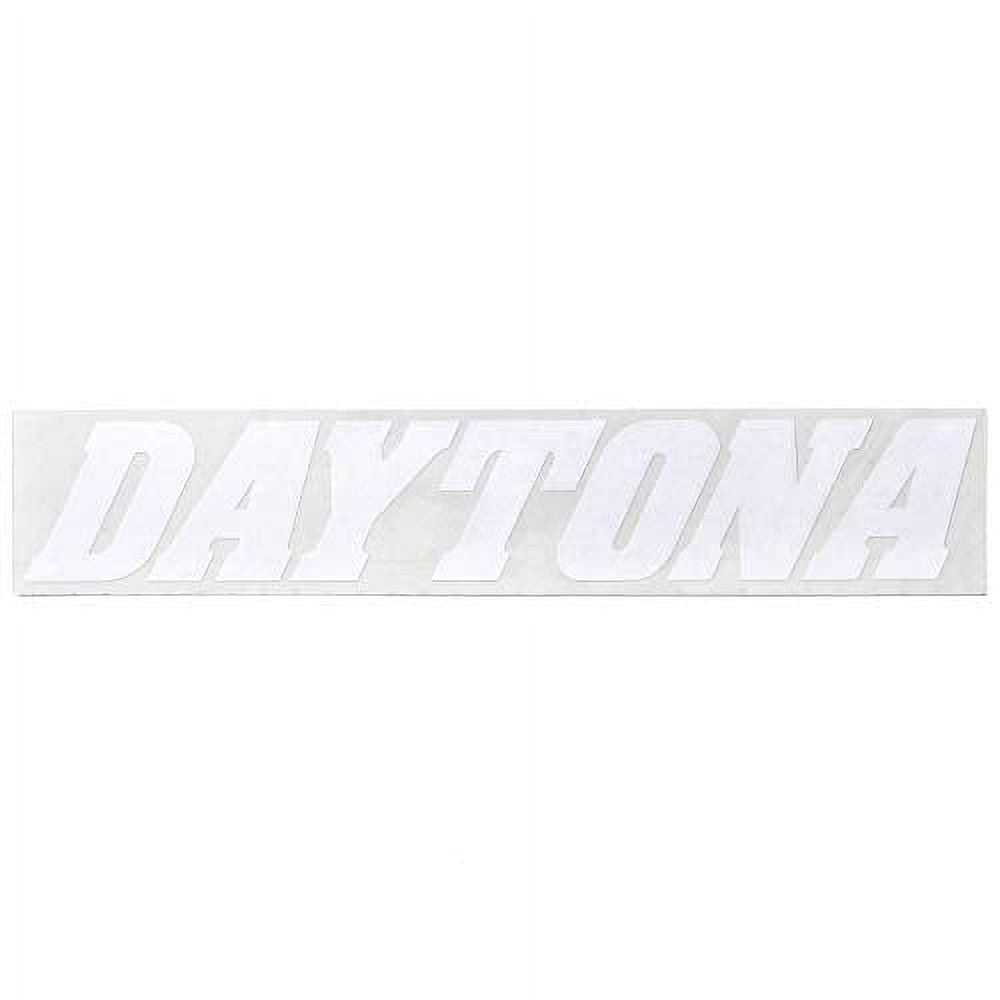 Daytona Bike Sticker Brand Logo Daytona Letters 85x20mm White 21206 ...