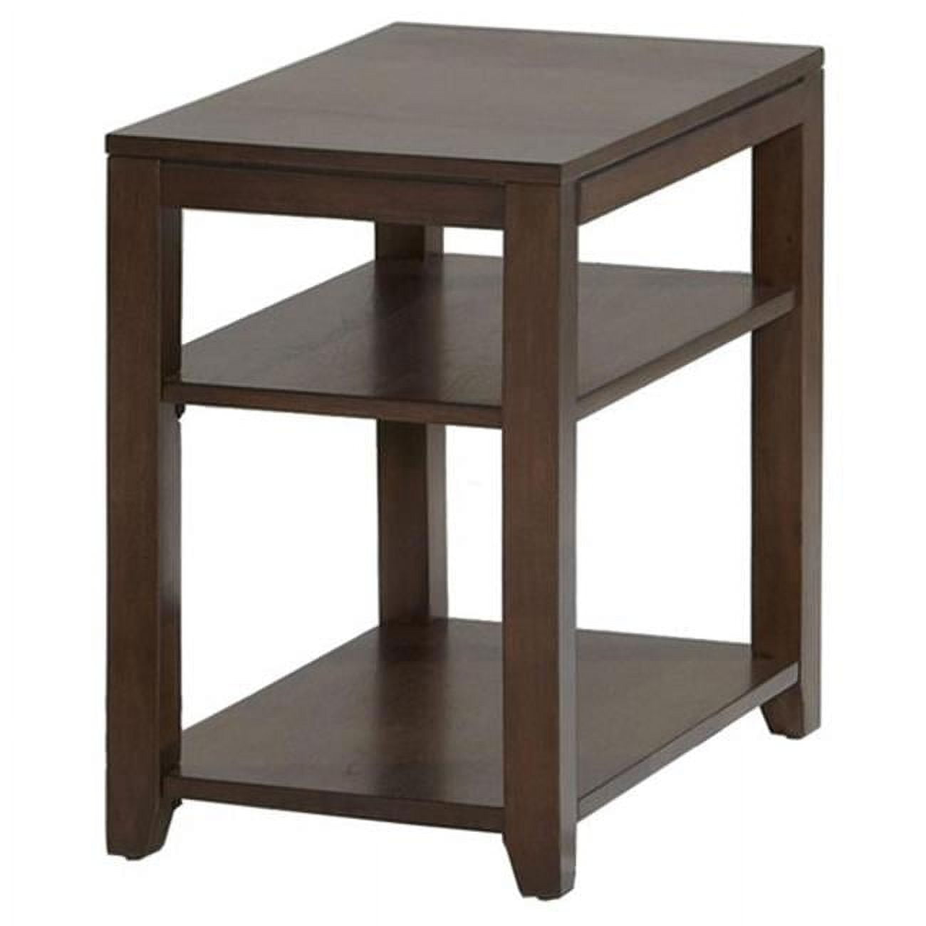 Daytona Contemporary Style Chairside Table with Pull-out Laminate ...