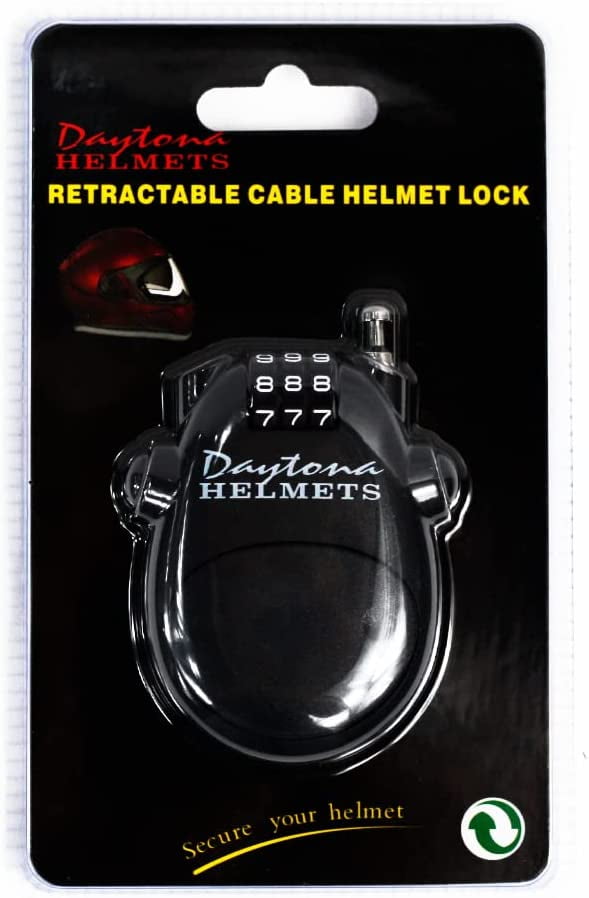Daytona Helmets Retractable Cable Helmet Lock - Walmart.com