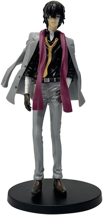 Dazai Figure Suit Standing Leather Shoes Dazai Osamu Anime Figures 24cm ...